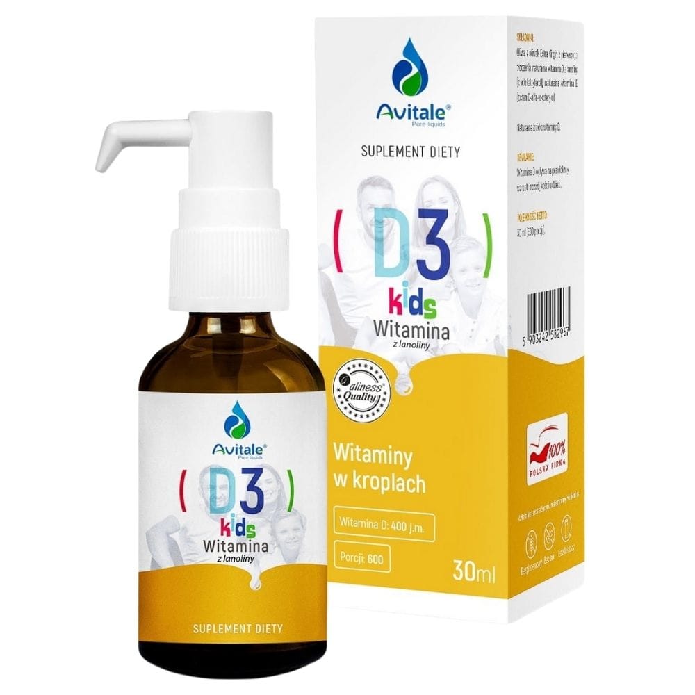 Avitale Vitamina D3 KIDS – 30 ml – Medpak